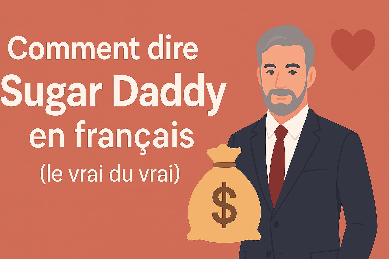Comment dire sugar daddy en français en 2025 (vrai guide)